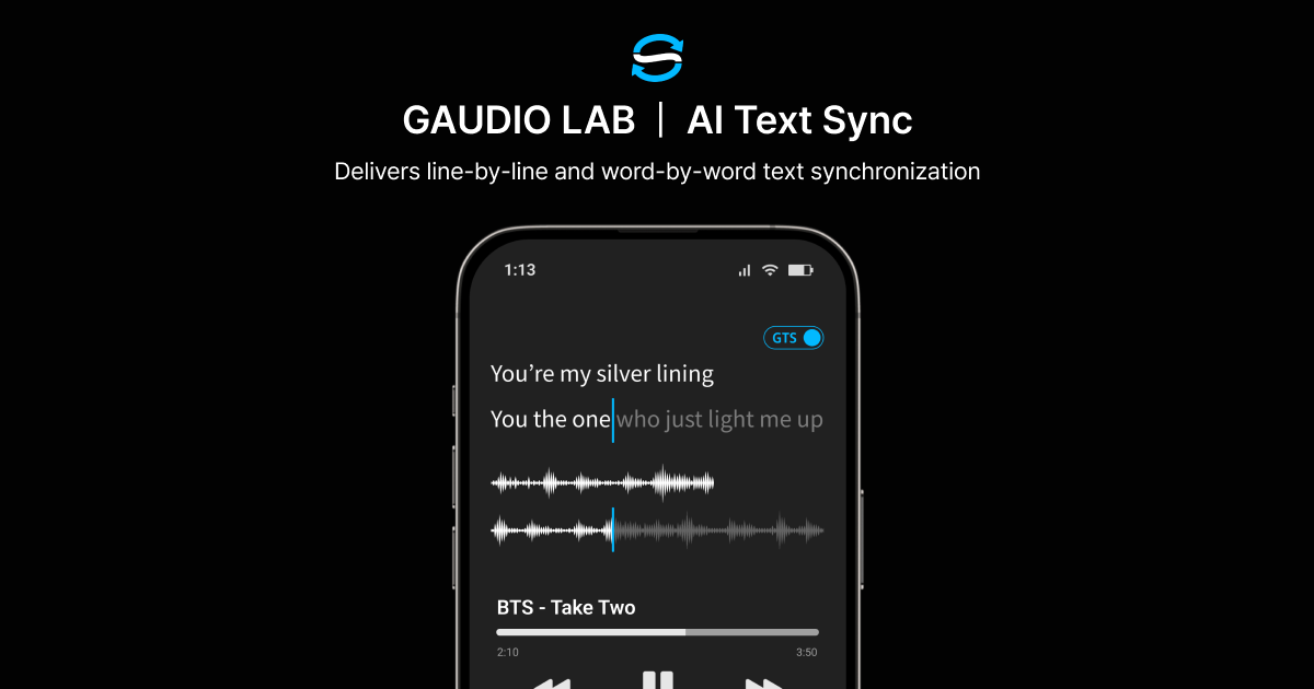 GTS: AI Text Sync | Gaudio Lab